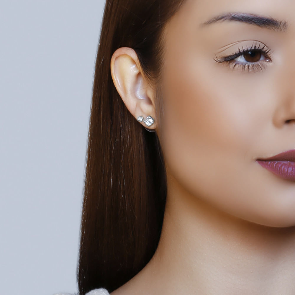 Kit brincos pontos de luz | Morana