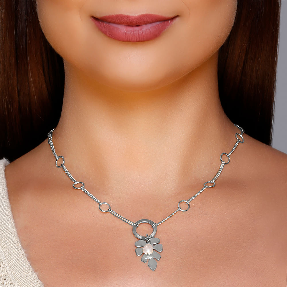 Colar trabalhado com argolas | Morana