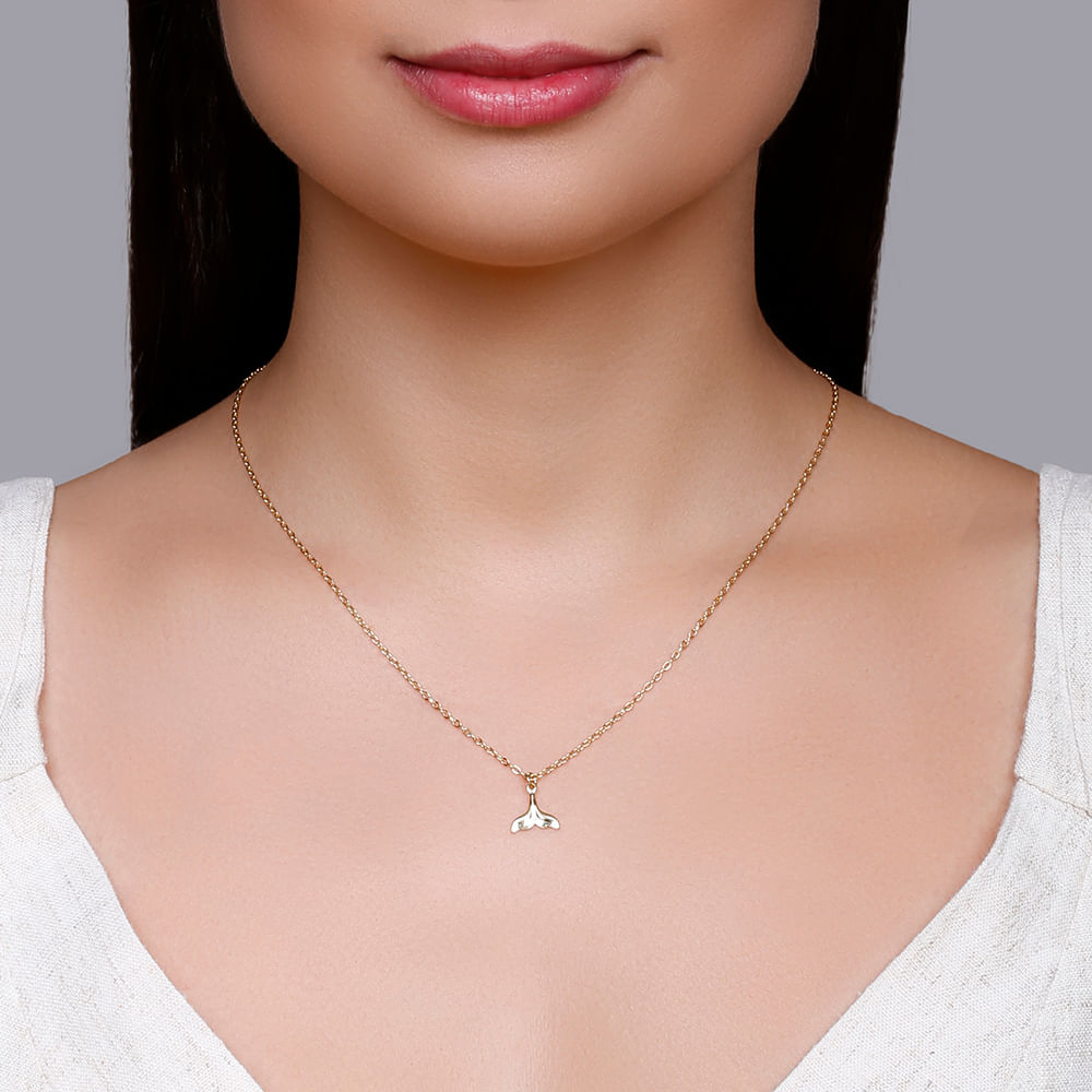 Colar com pingente liso | Morana