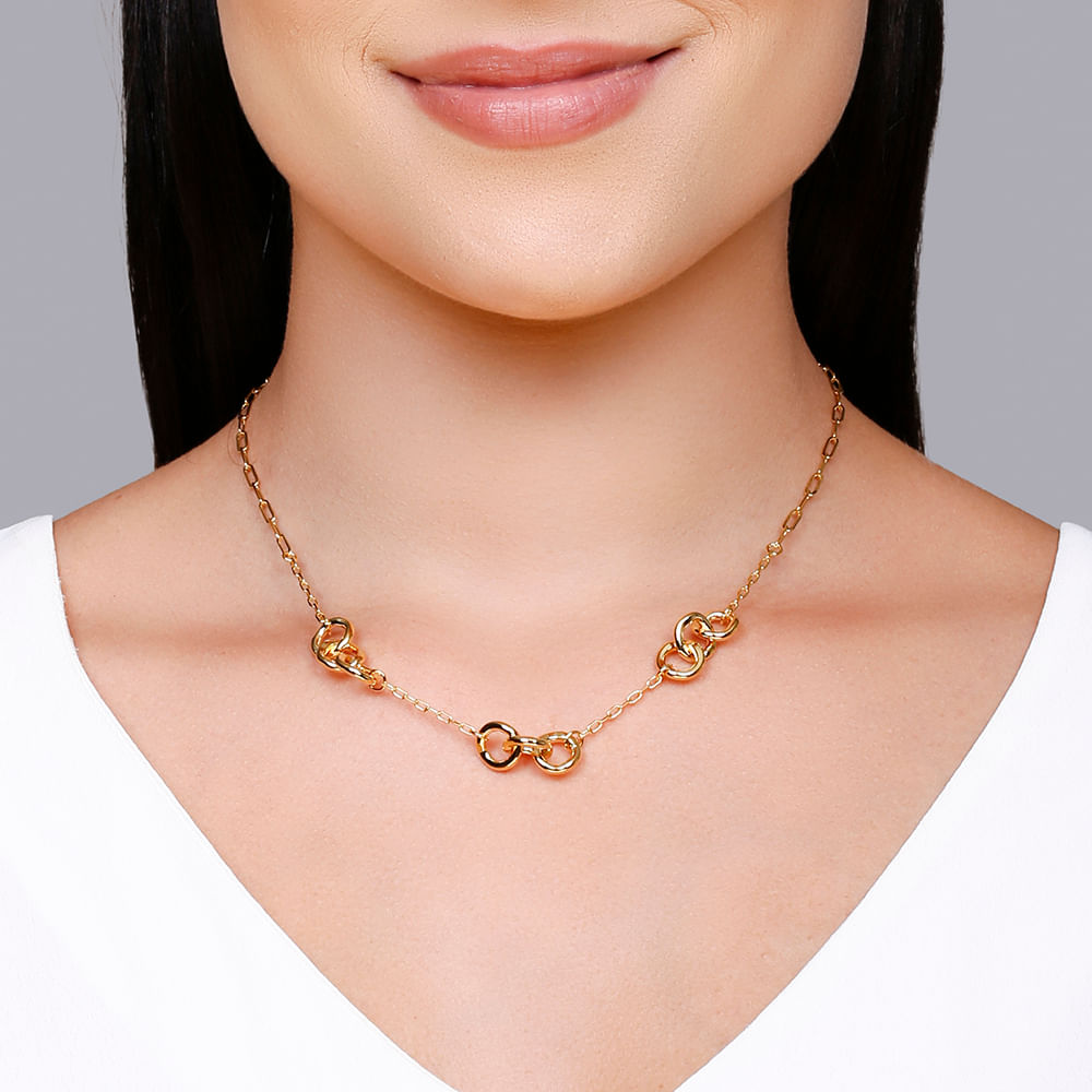 Colar com argolas entrelaçadas | Morana
